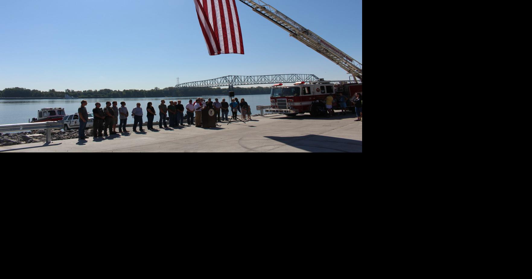 Old Shawneetown Boat Ramp ribbon cutting | News | wevv.com