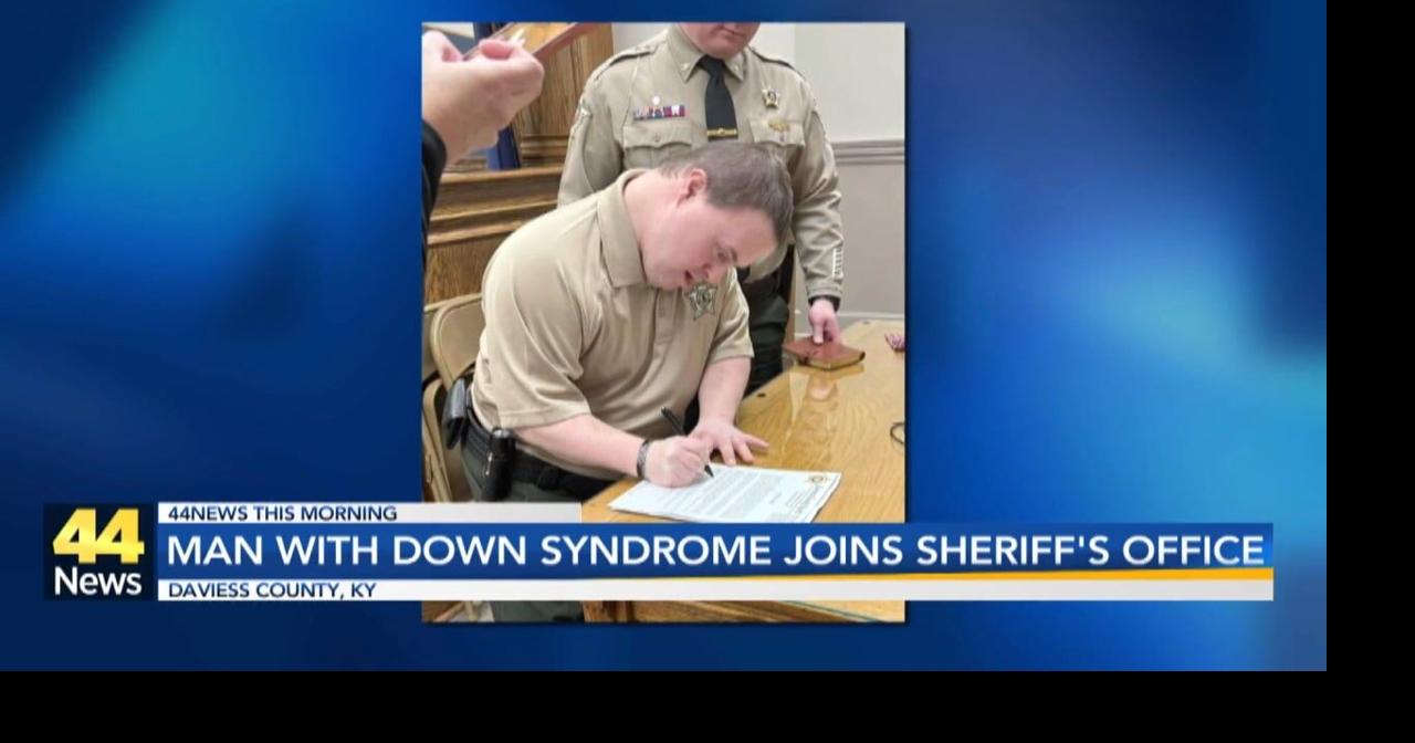 Man with Down syndrome joins sheriff's office | Video | wevv.com