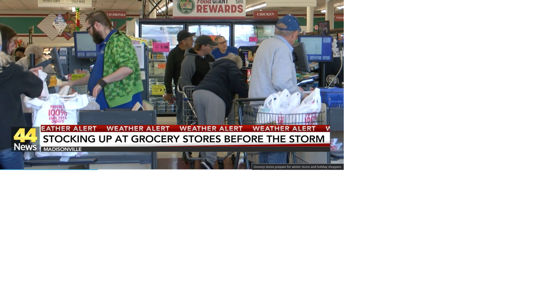 Grocery stores prepare for winter storm and holiday shoppers | News ...