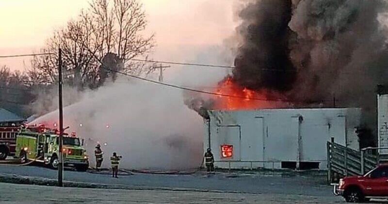 Multiple Fire Departments Battle Fire At Mclean County Business Monday ...