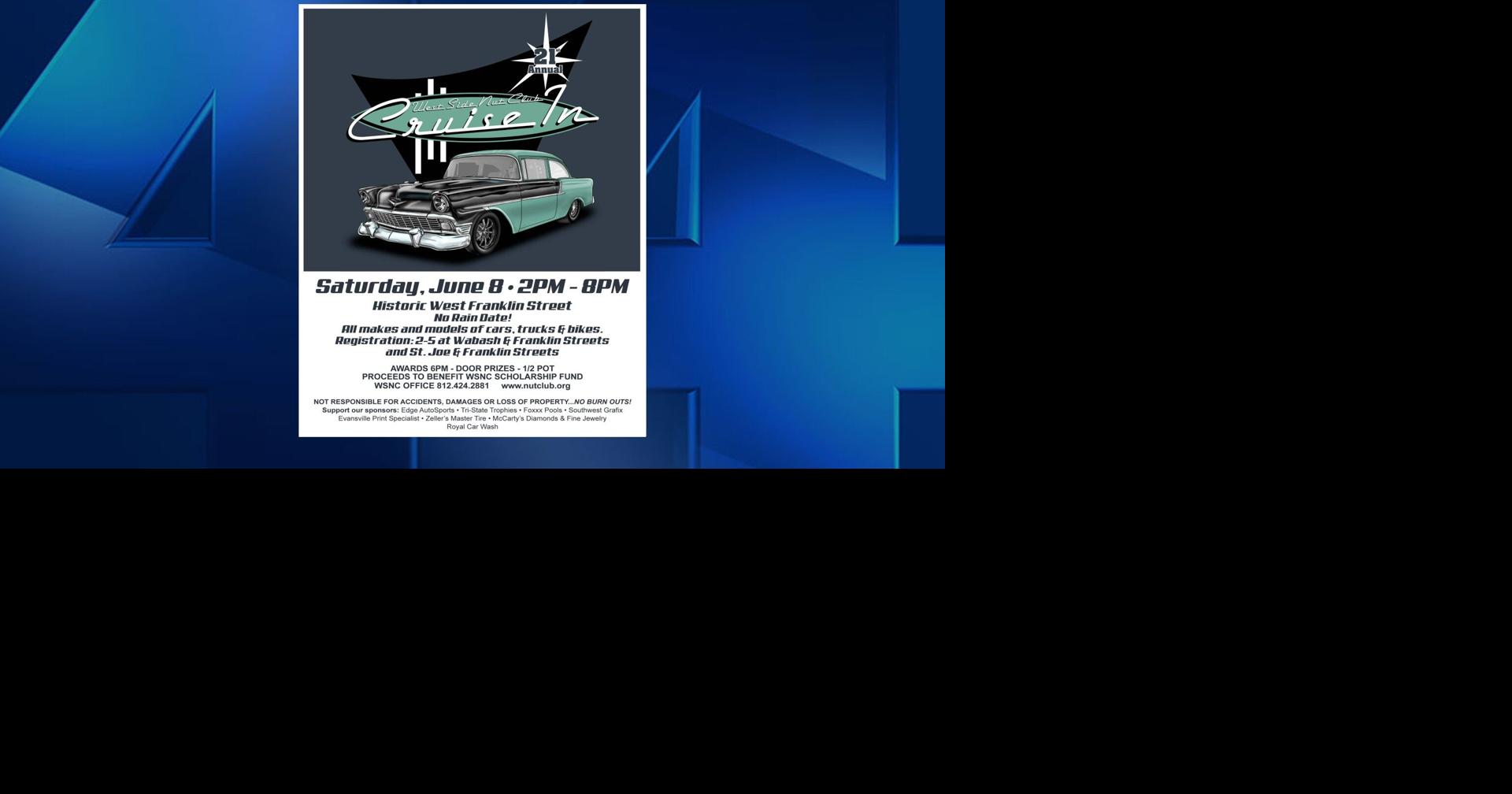 West Side Nut Club to host 21st annual Cruise-In Car Show | News | wevv.com