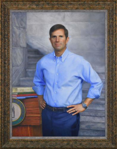 Governor Beshear's official portrait unveiled at Kentucky State Capitol ...