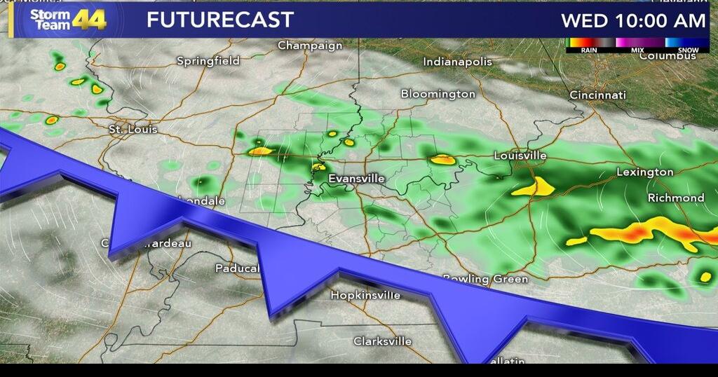 Rainfall on the way for Wednesday | Weather | wevv.com