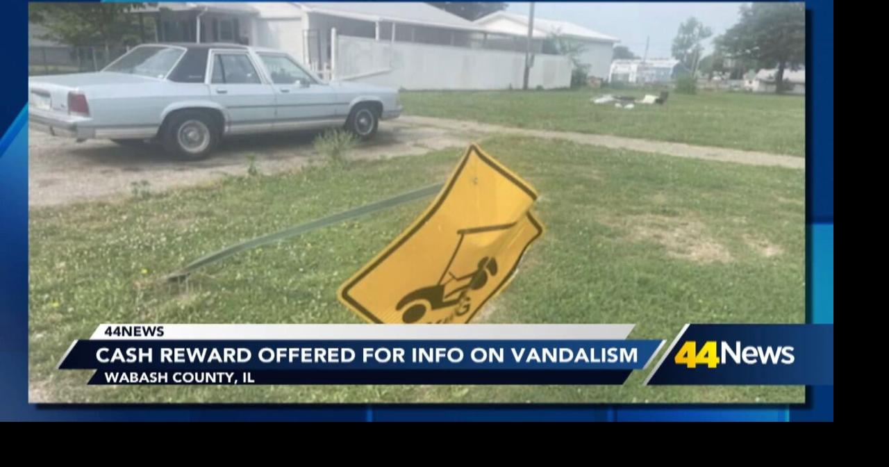 Cash reward offered for info on vandalism in Wabash County | Video ...