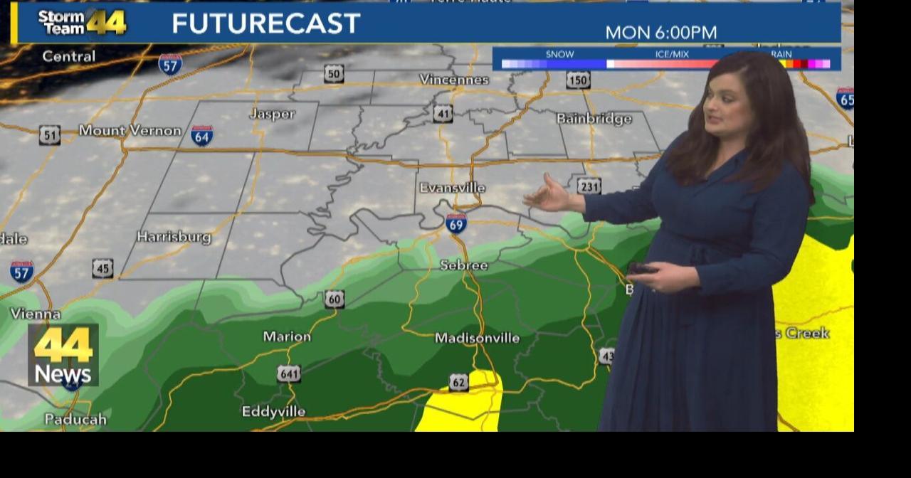 Heavy rain returns Monday afternoon; snow chances stay far south ...