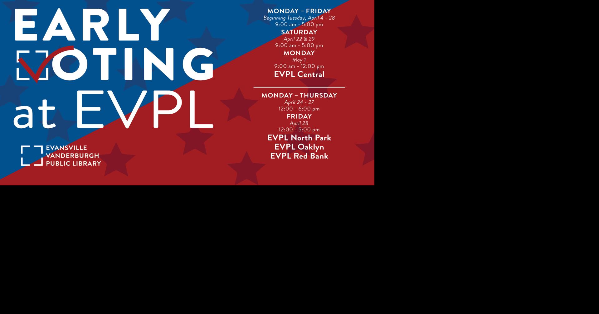Indiana early voting starts Tuesday | Indiana | wevv.com