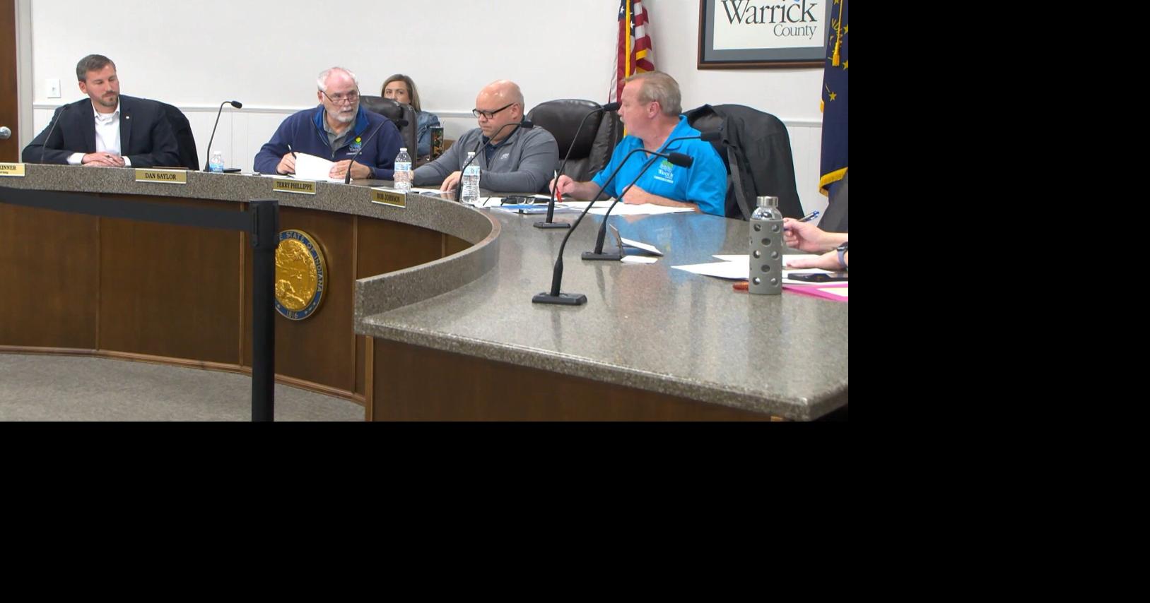 Commissioners in Warrick County plan to hold a press conference today ...