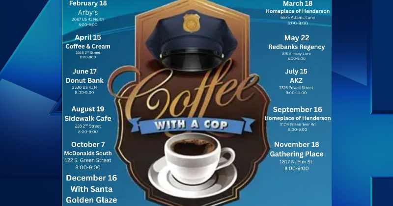 Henderson Police announce 2026 'Coffee with a Cop' schedule | News ...