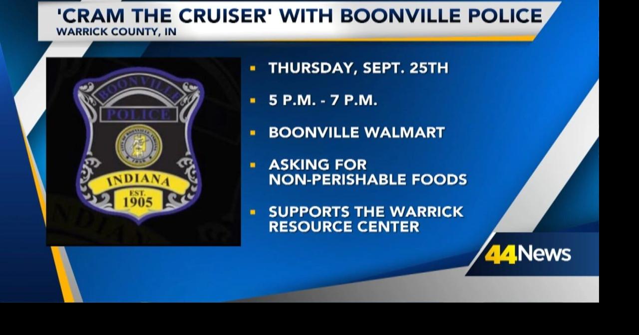 Boonville Police hosting Cram the Cruiser event | Video | wevv.com