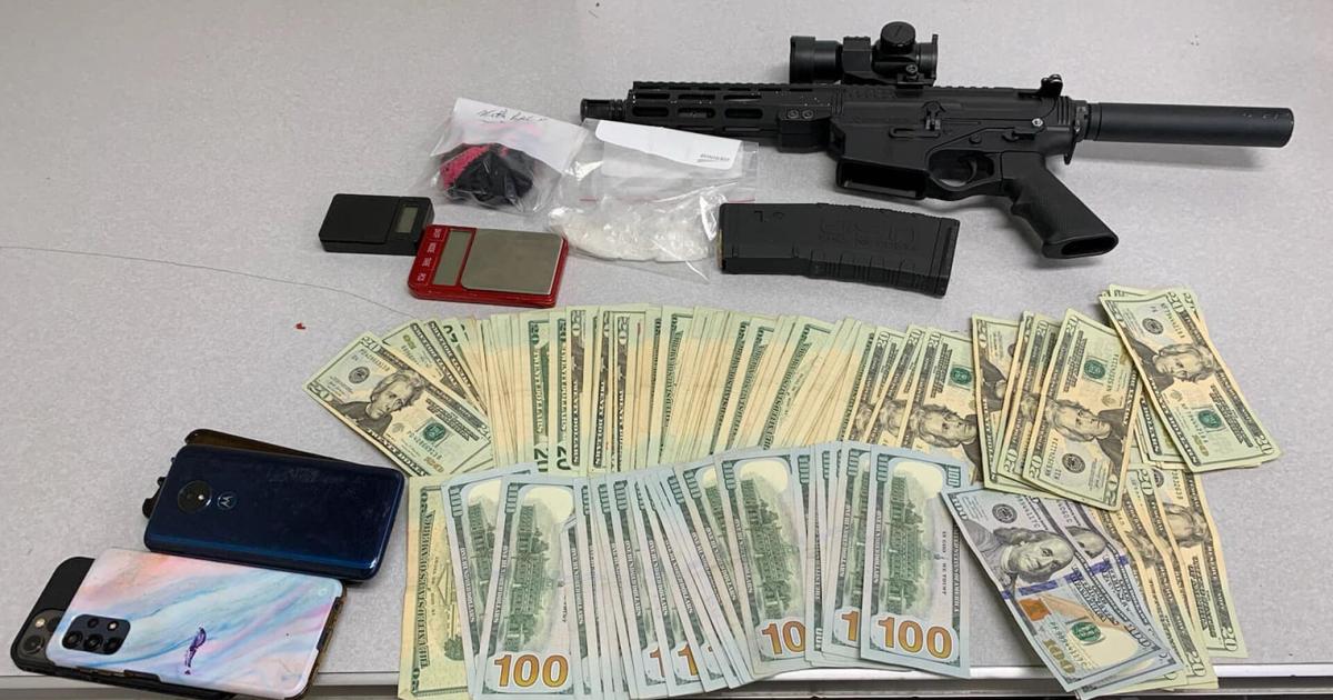Drugs Cash And Modified Rifle Found After Investigation Leads To
