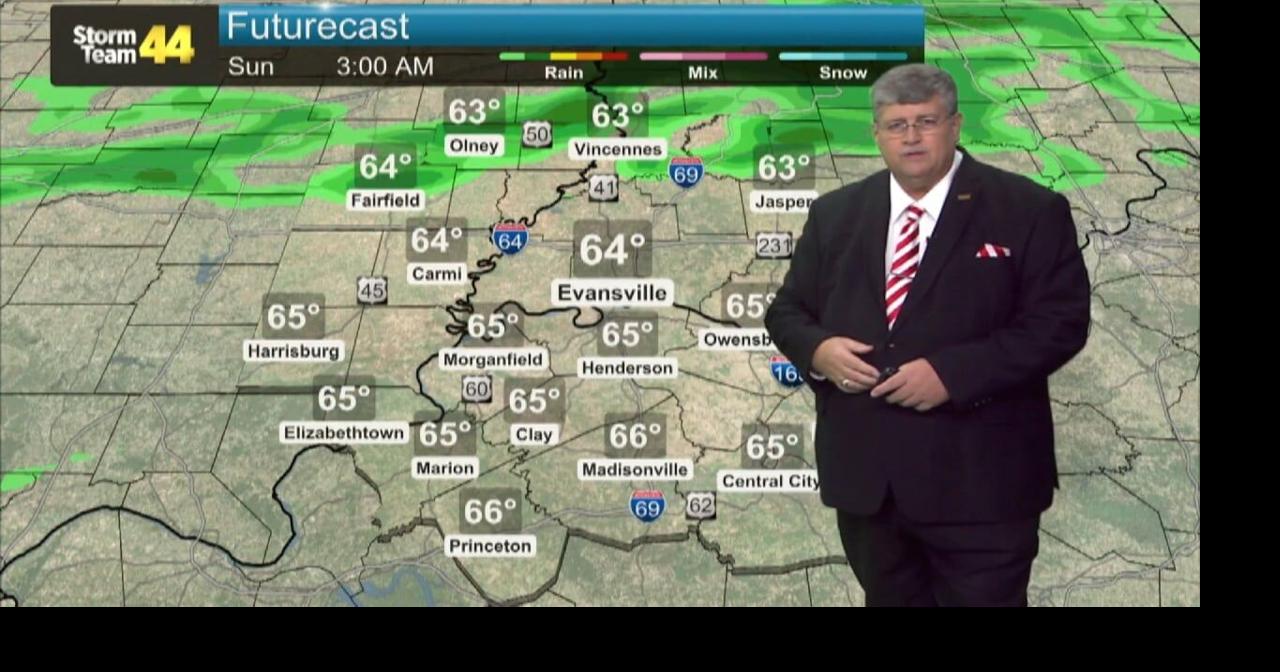 Rain chances increase as cold front moves through on Sunday | Video ...