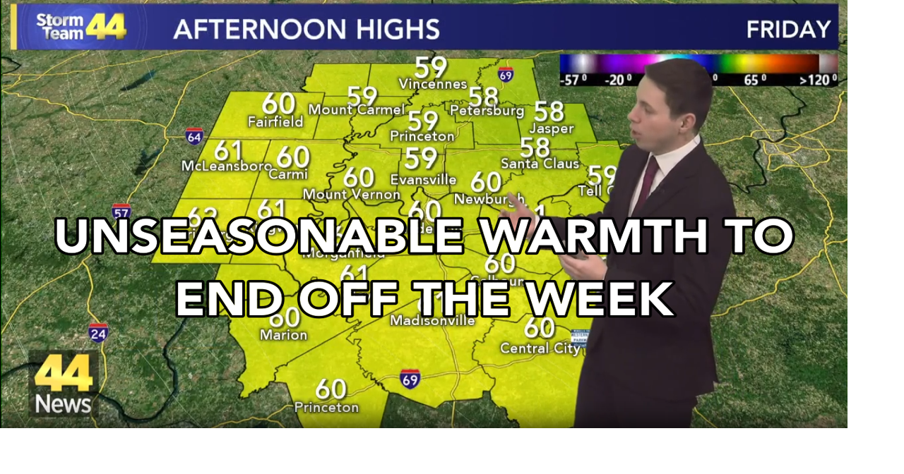 A warm Friday before a soaking Saturday | Weather | wevv.com