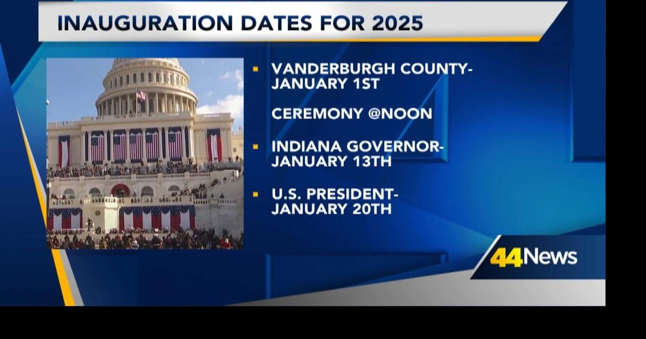 Inauguration dates for 2025 | Video | wevv.com