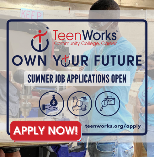 TeenWorks summer job application submission deadline extended to June ...