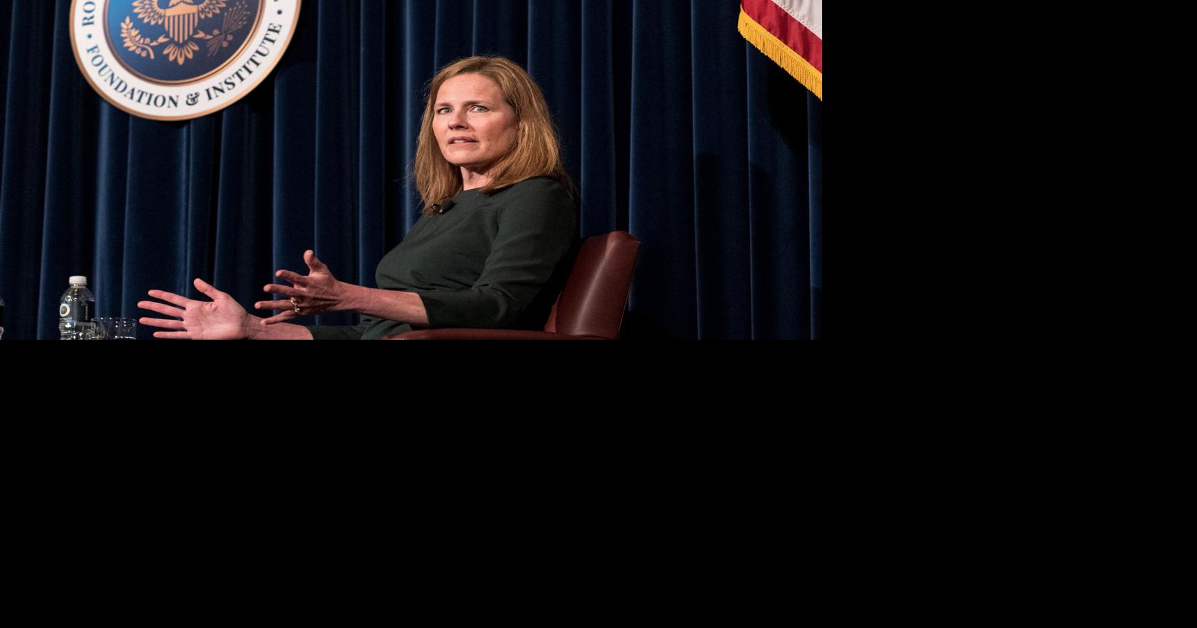 Justice Barrett on balancing family and court duties, grappling with ...