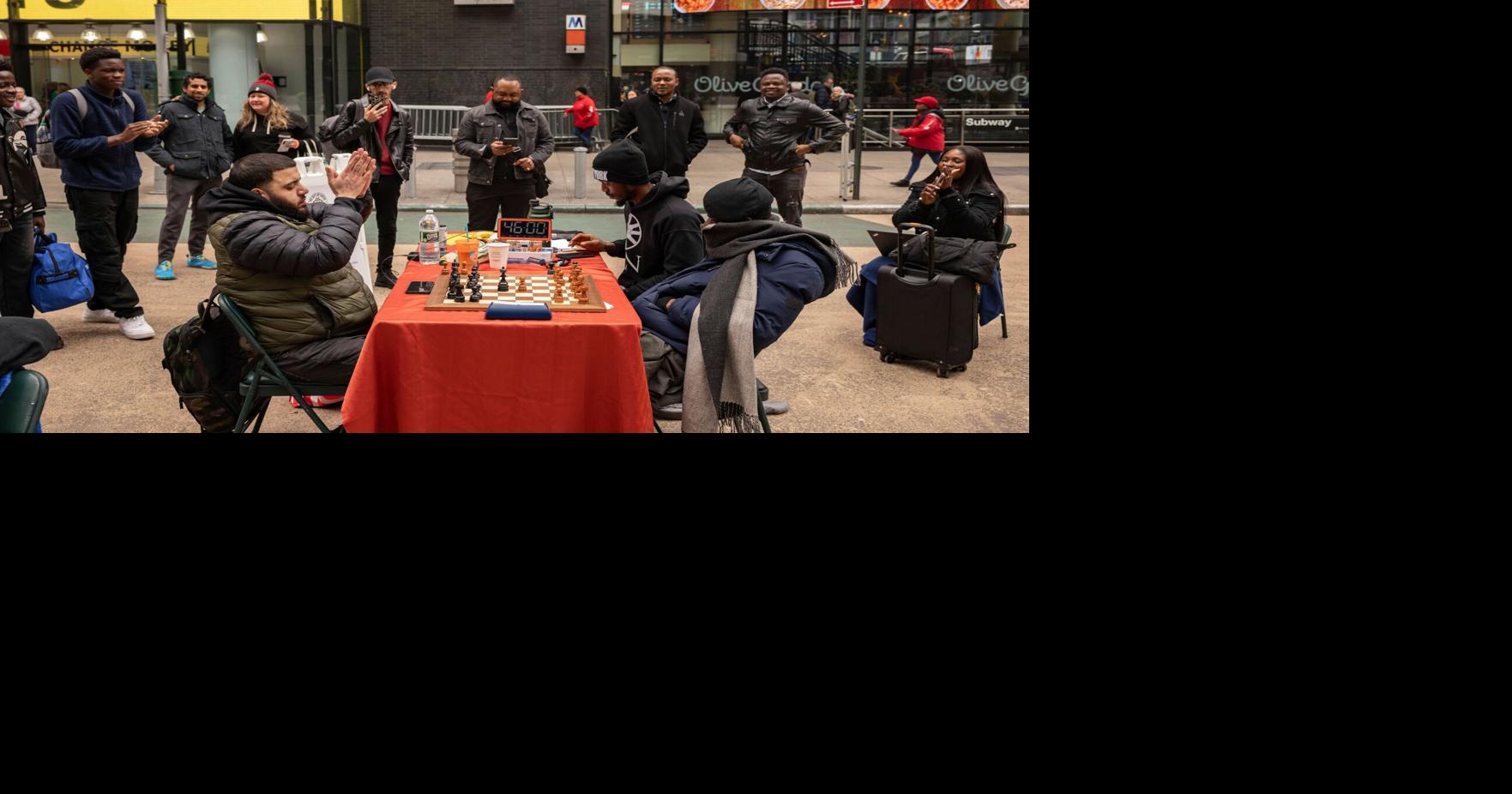 Nigerian chess champion Tunde Onakoya plays for 60 hours in Times ...