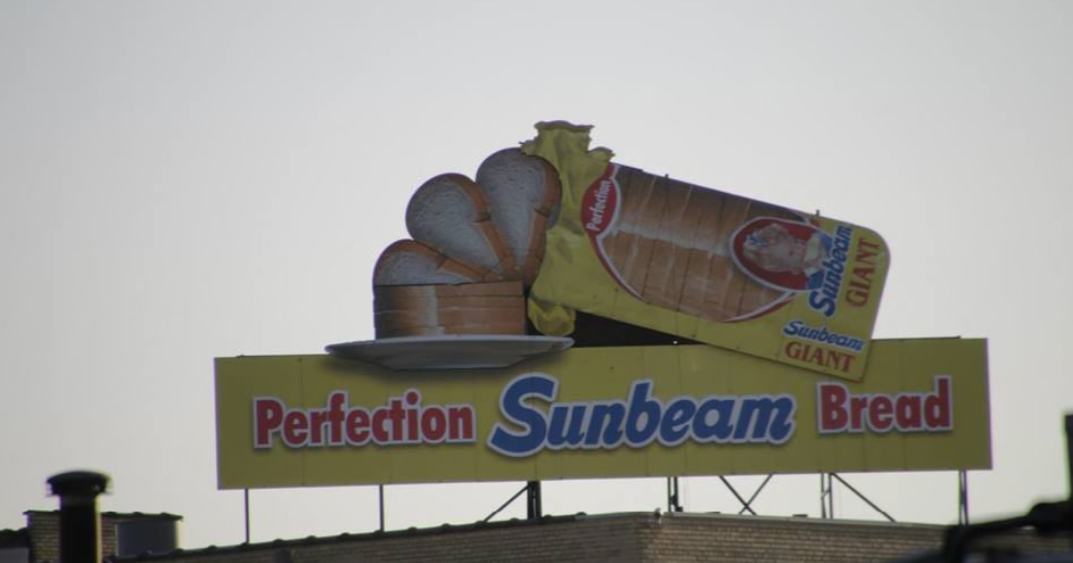 The 'iconic' Sunbeam Bread sign is staying put despite Aunt Millie's ...