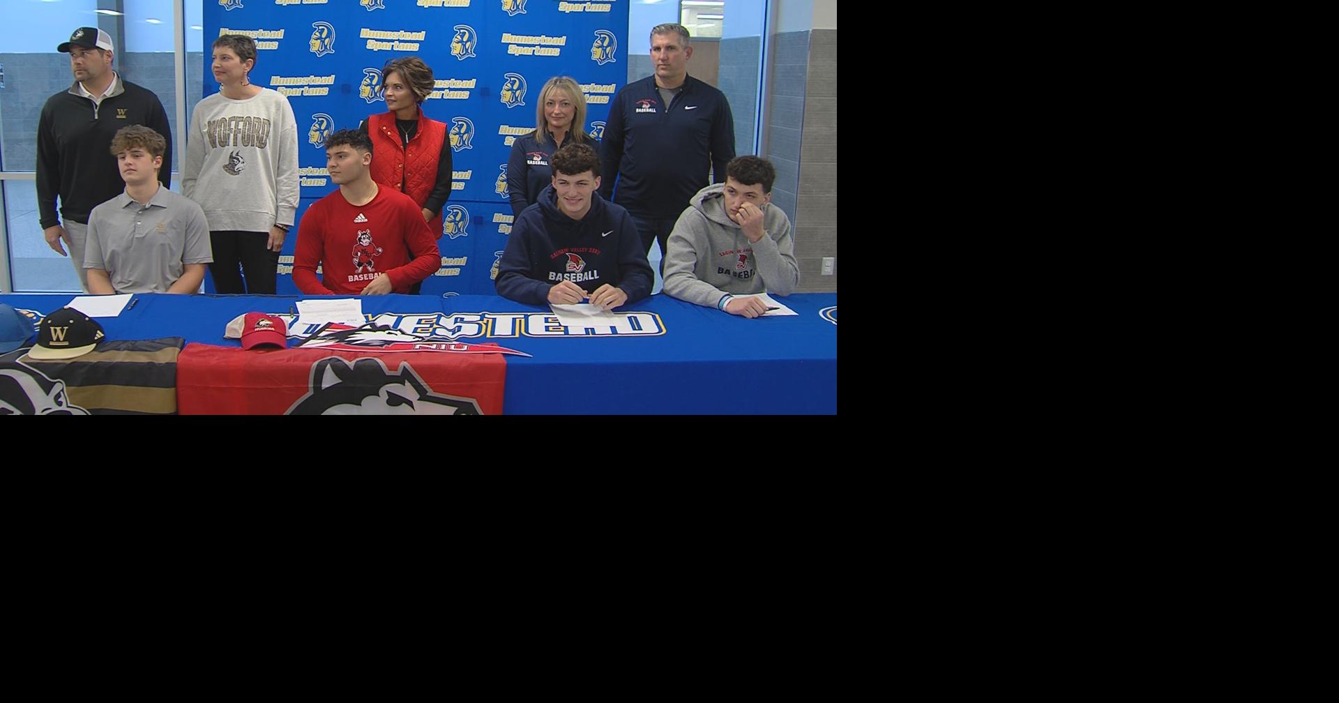 Homestead baseball quartet sign for college | High School | wfft.com