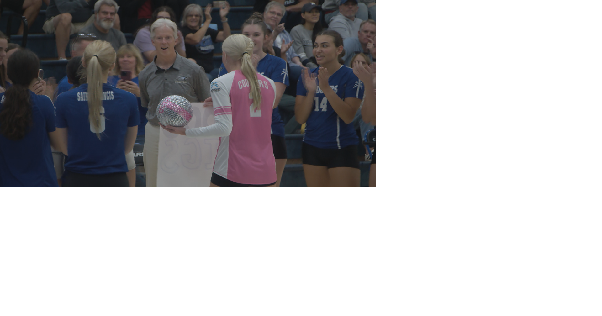 Hannah Sweeney records 1,000th career dig with Saint Francis | Sports ...