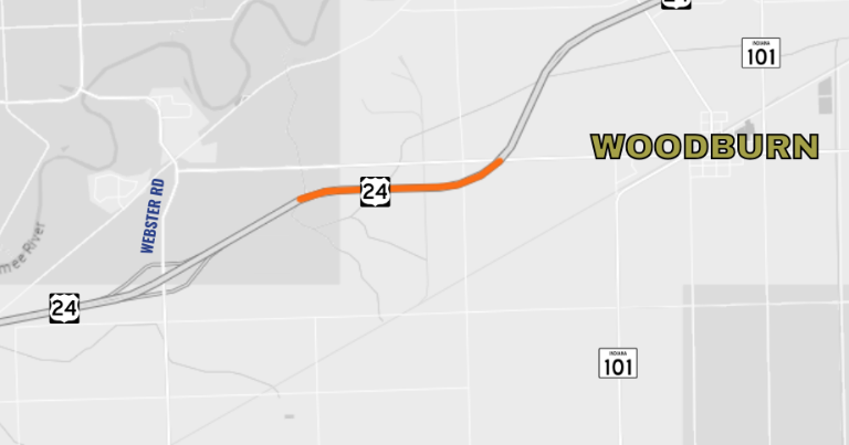 INDOT announces lane closures for U.S. 24 | Local | wfft.com