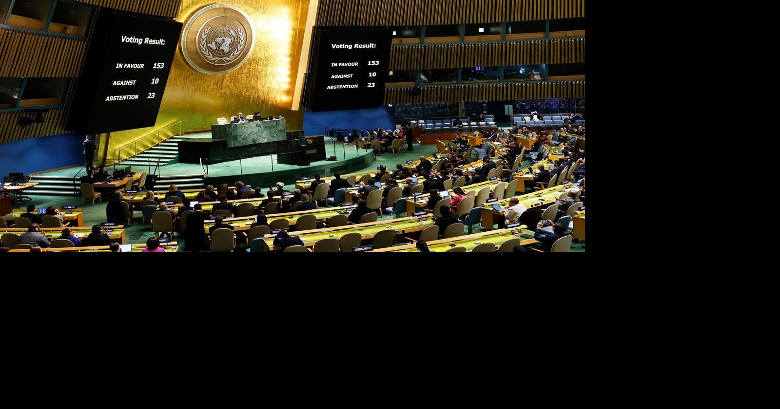 UN General Assembly votes to demand immediate ceasefire in Gaza | News ...