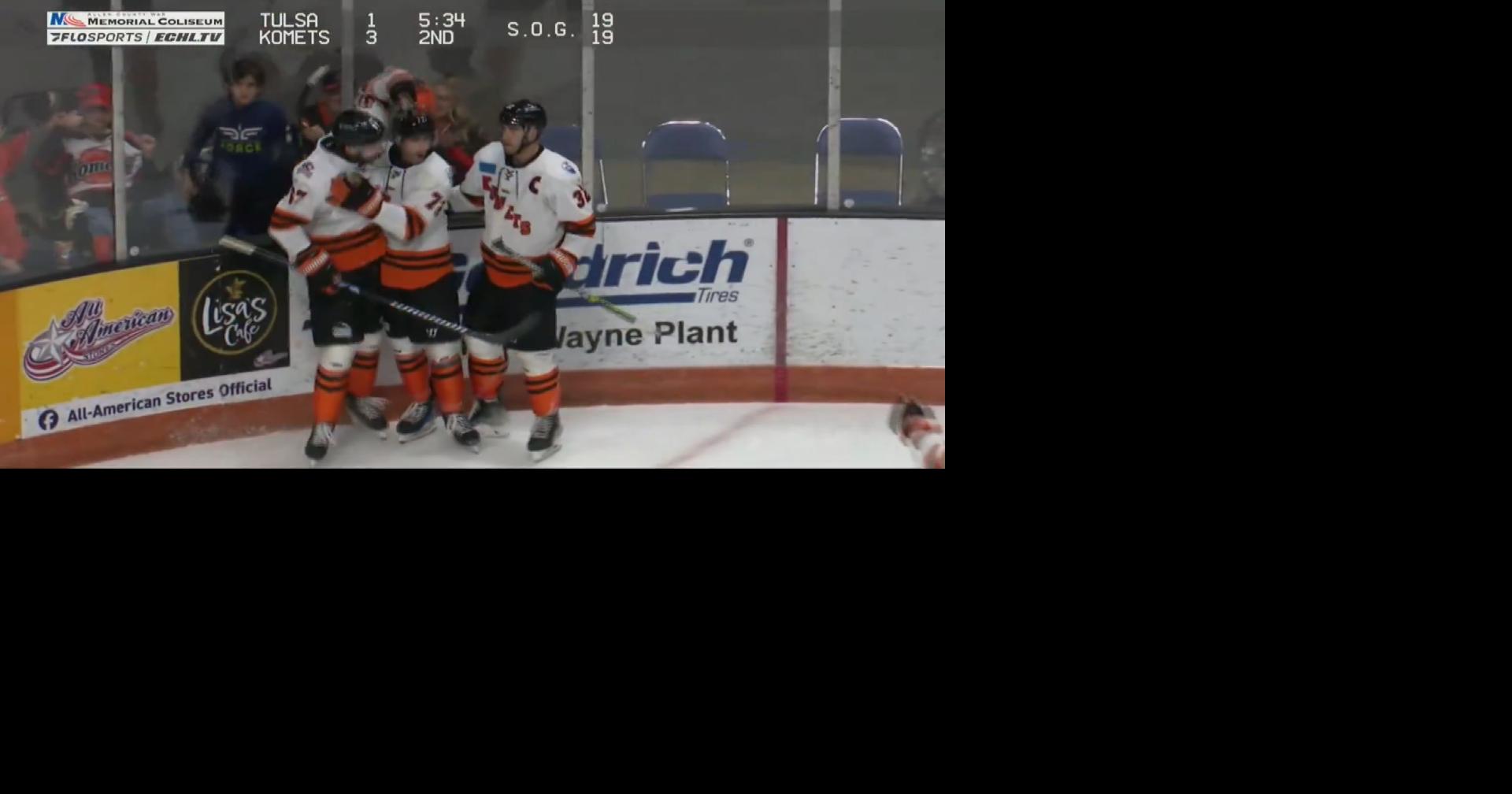 Komets snap four-game skid with 4-2 win over Oilers | Komets | wfft.com