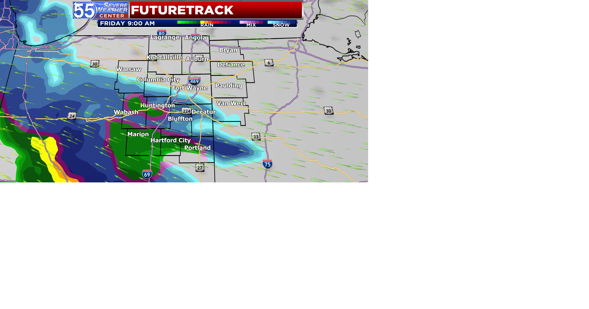 Strong winter storm to end the week | Top Stories | wfft.com