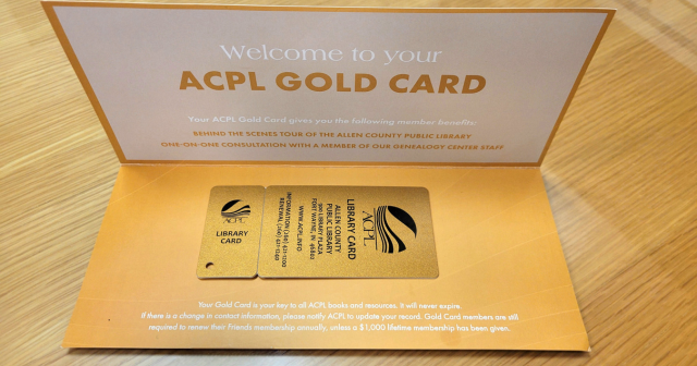 Friends of the ACPL reintroduces Gold library card | Local | wfft.com