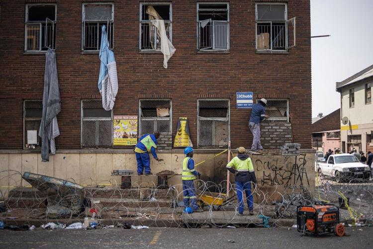 South African Police Arrest Suspect In Connection With Building Fire