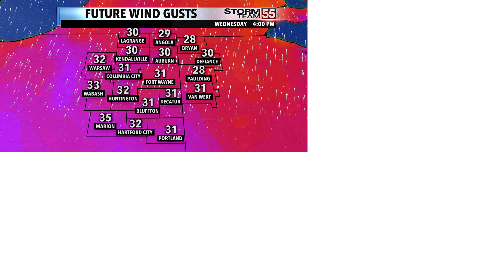 Warm, Windy Wednesday | Top Stories | wfft.com