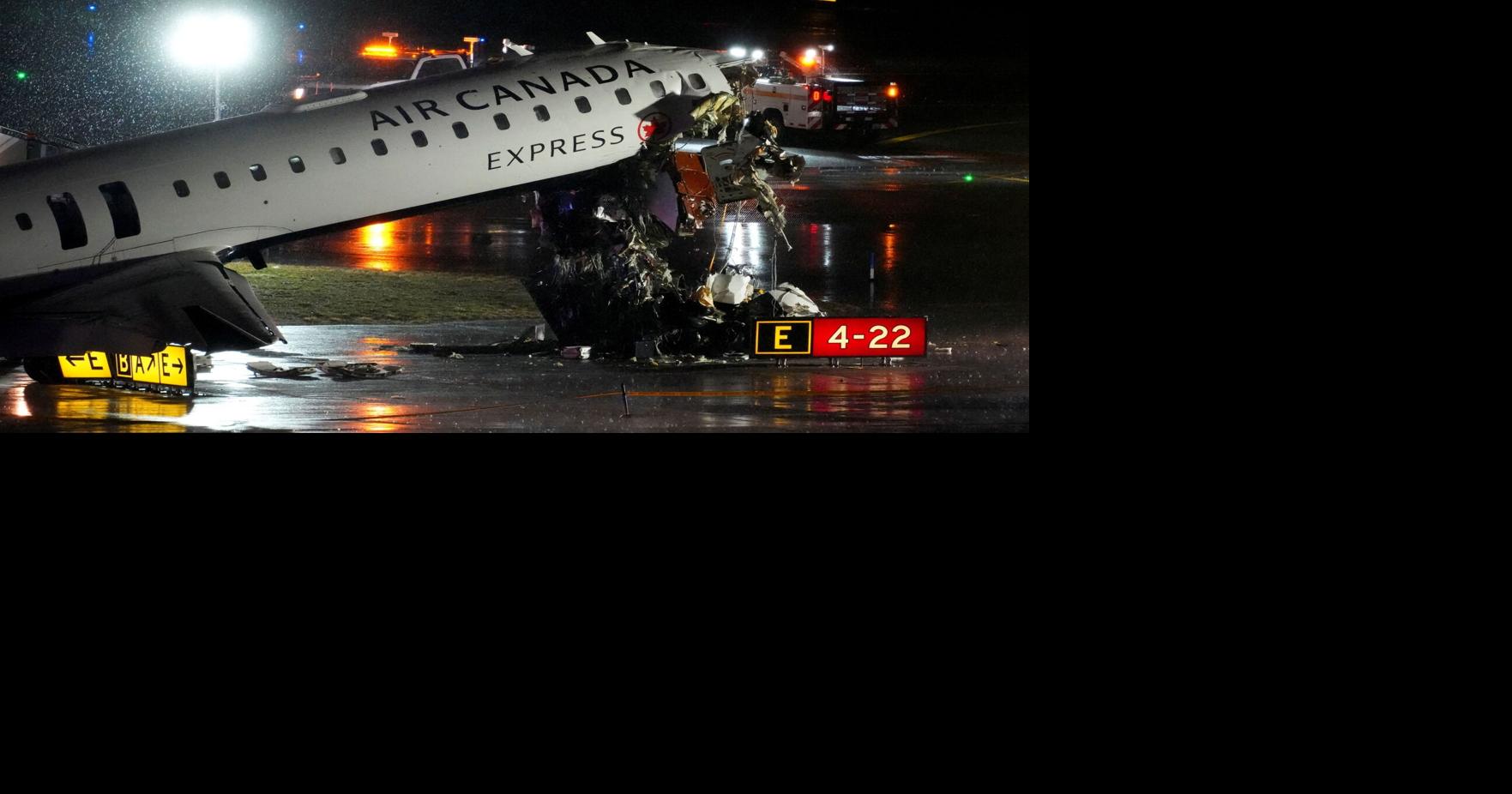 2 killed, dozens injured after Air Canada flight hits fire truck on ...