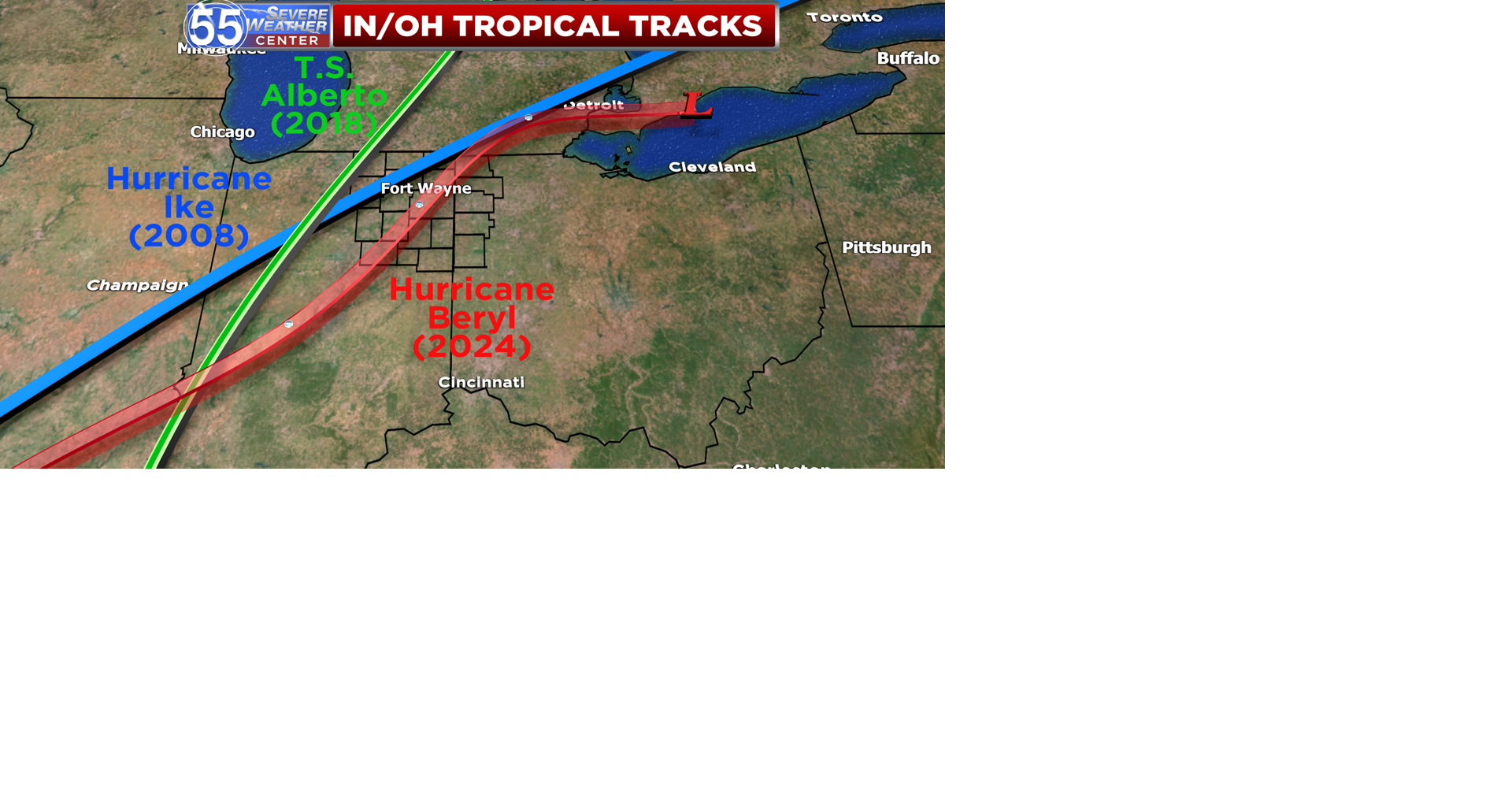 Fort Wayne's history with tropical cyclones | Indiana | wfft.com