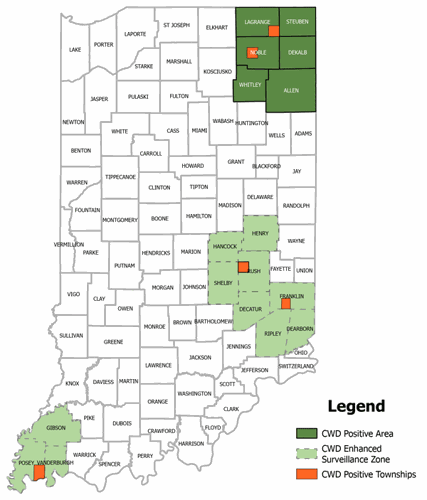 Noble County deer tests positive, expanding chronic wasting disease ...