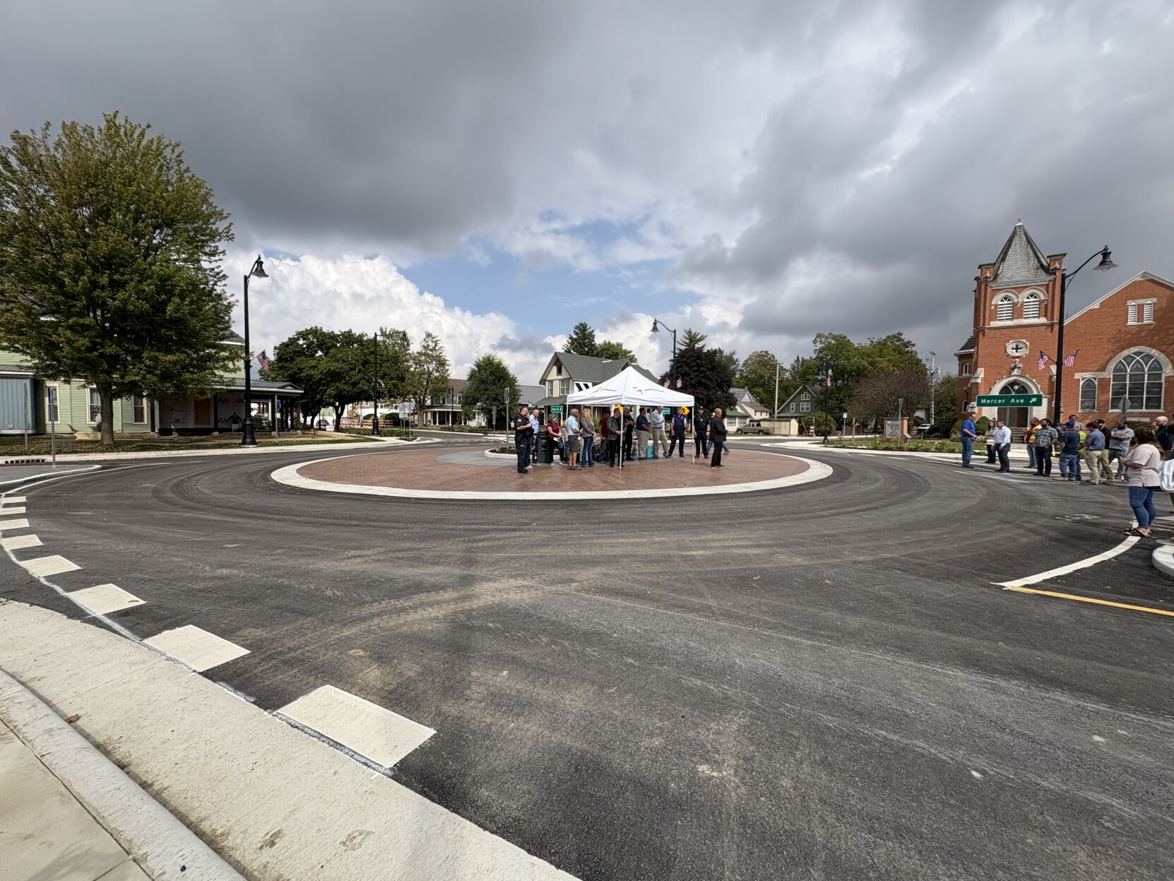 Adams County's first roundabout is open in Decatur | Indiana | wfft.com