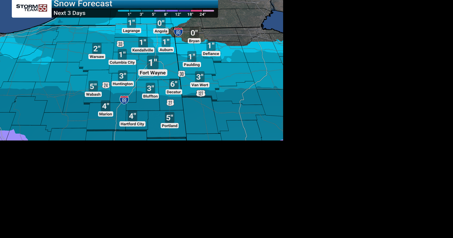 Fort Wayne braces for varied snowfall; area may see 6 inches | News ...