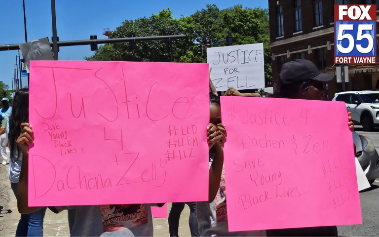 Linzell Parhm downtown public protest | | wfft.com
