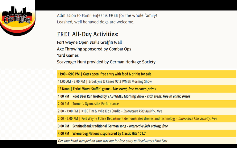 GermanFest 2024: What's needed to know before you go? | Local | wfft.com