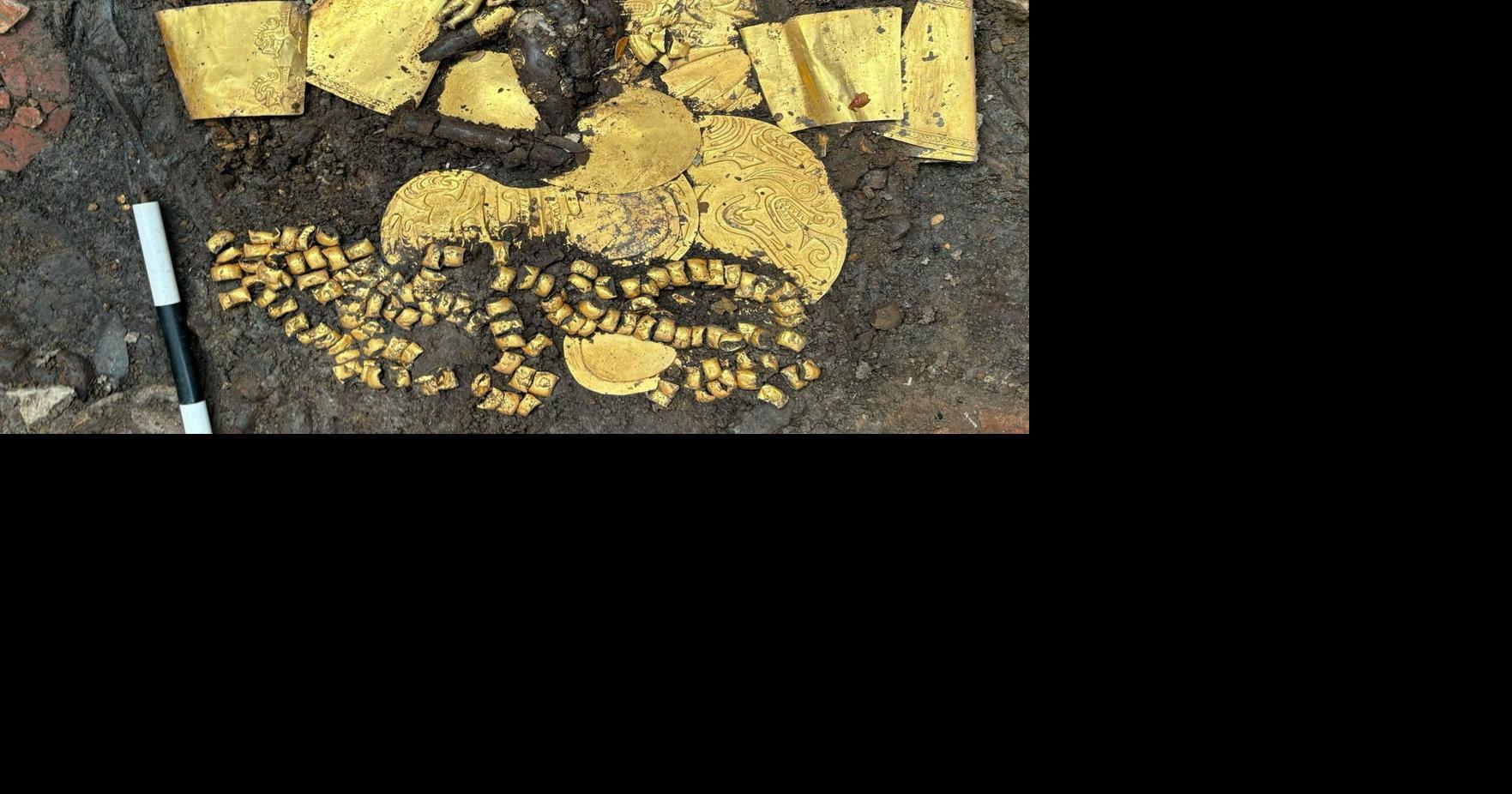 Ancient lord’s tomb found filled with gold and multiple sacrificial ...
