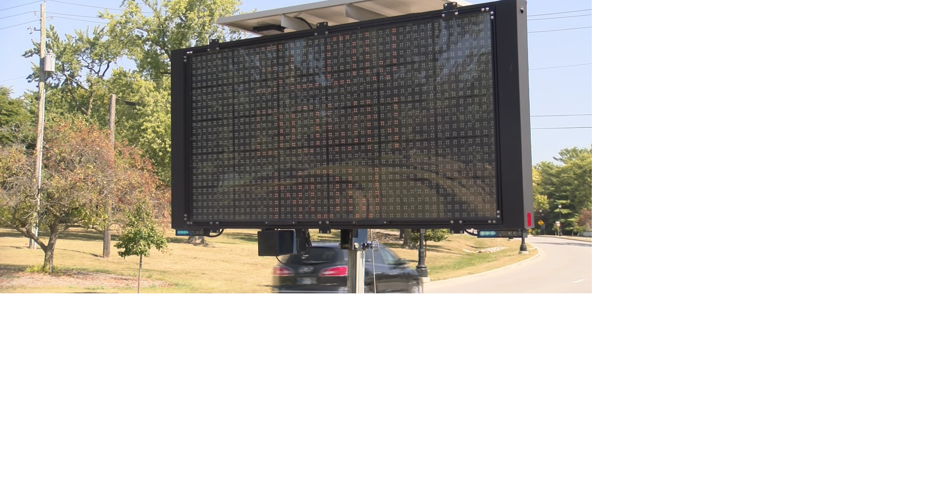 City installs new speed radar on the wrong street | News | wfft.com