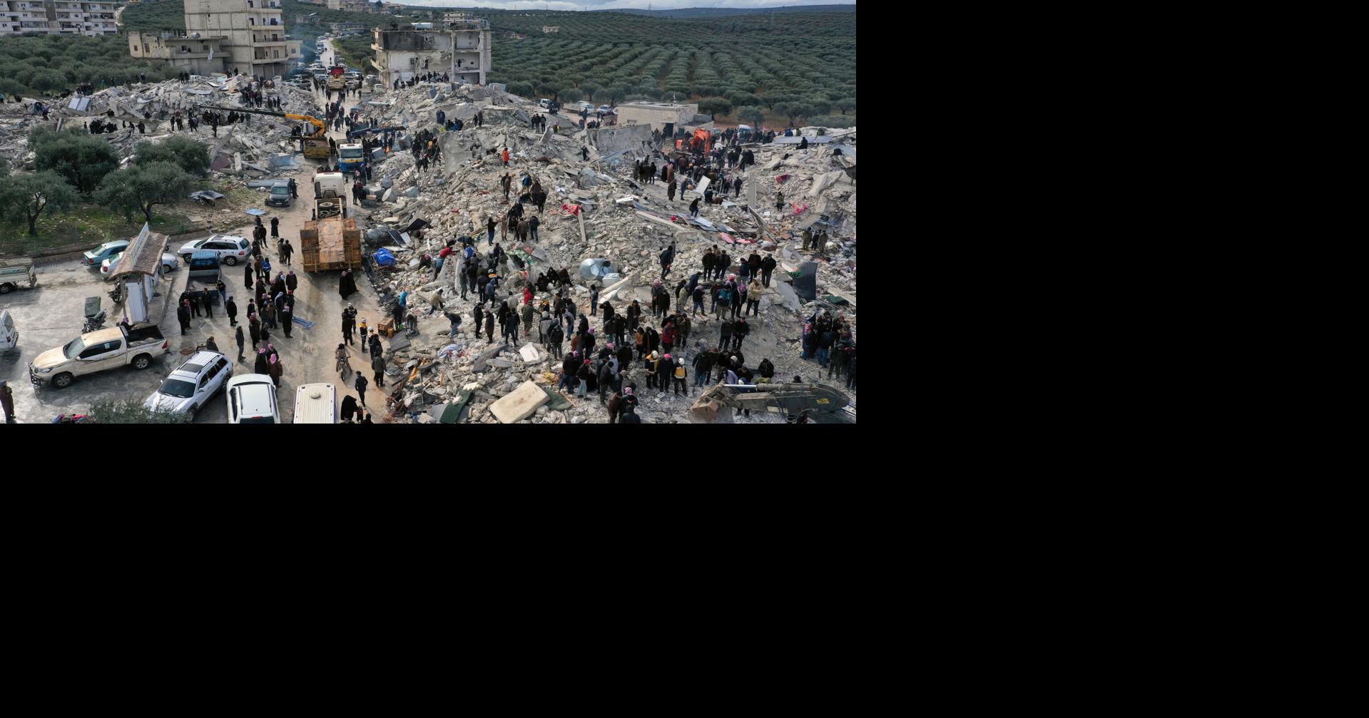 First UN aid convoy crosses Turkey-Syria border after hundreds of bodies delivered | News | wfft.com