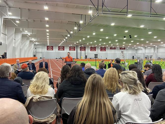 “It’s humbling:" Indiana Tech opens new indoor track named after head ...