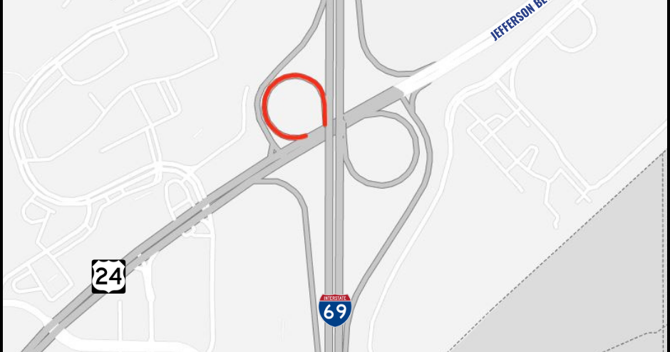 INDOT announces I-69 on-ramp closure starting Monday | News | wfft.com