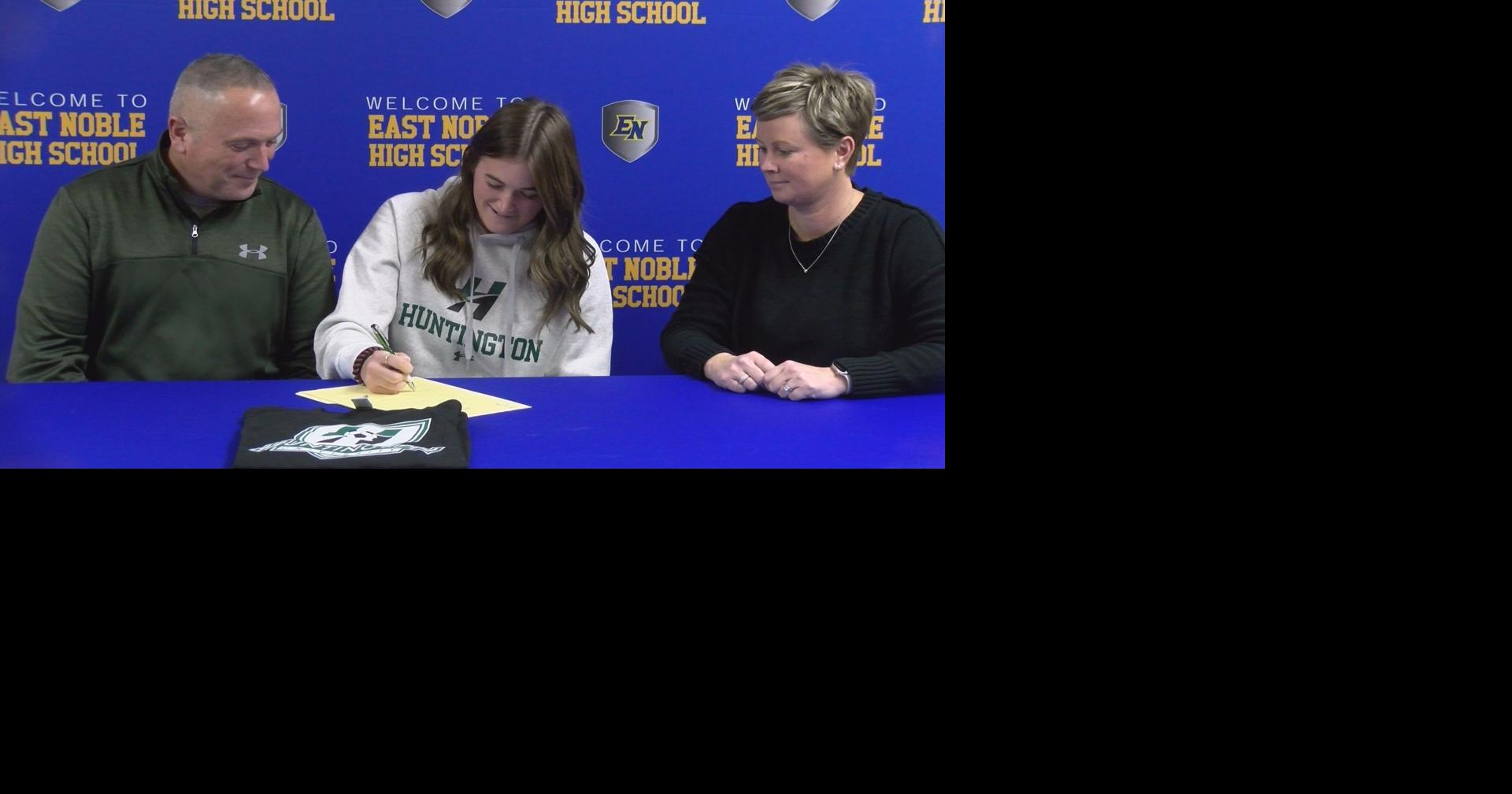 East Noble's Rylee David inks with Huntington University | High School ...