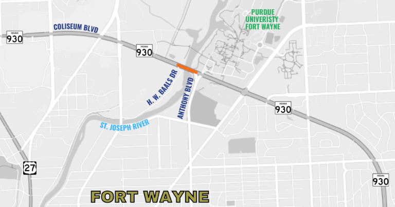 INDOT announces lane closures near Purdue University Fort Wayne | Local ...