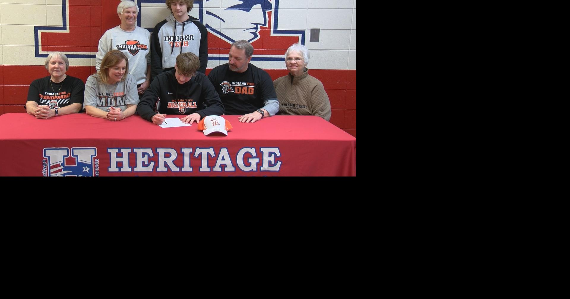 Heritage's Redmon inks with Indiana Tech baseball | High School | wfft.com