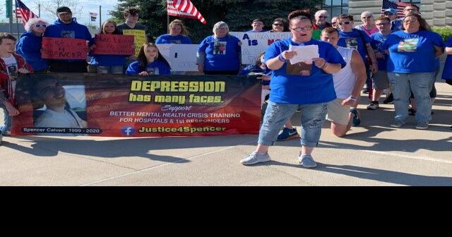 Family of Spencer Calvert demands justice 1 year after fatal police ...