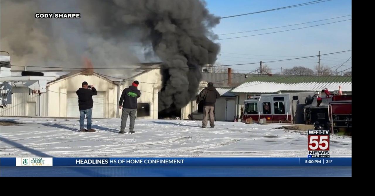 Large fire on E. Washington Blvd prompts safety alert in Fort Wayne ...