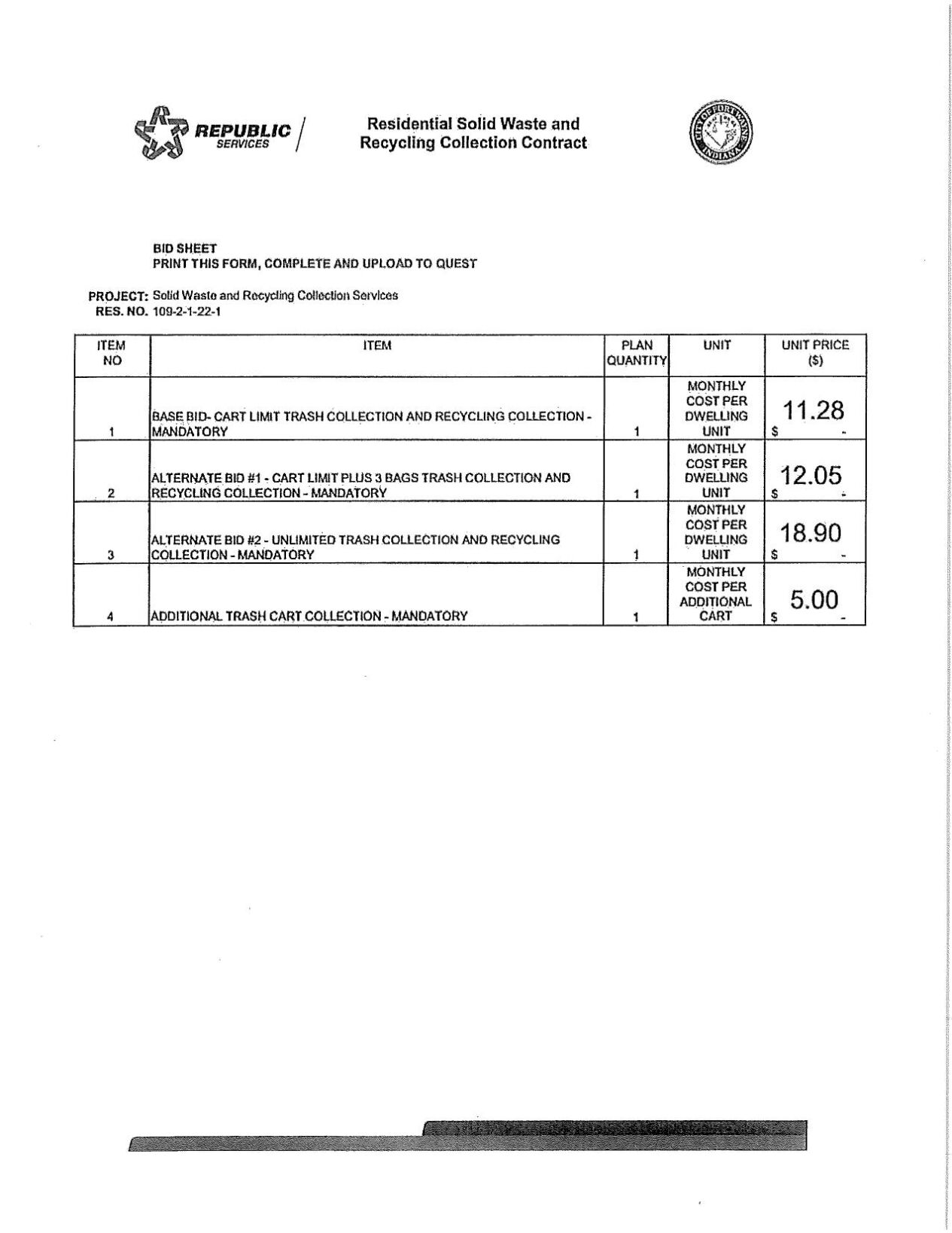 3 companies place bids for next solid waste contract with City of Fort ...