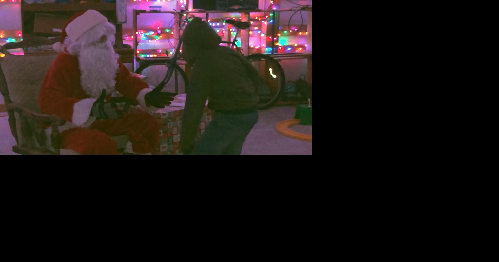 Santa Claus visits Huntington families every night of the Christmas ...