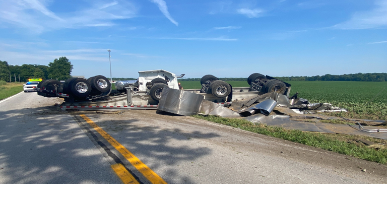 Semi roll-over shuts down SR 8 in DeKalb County for several hours ...